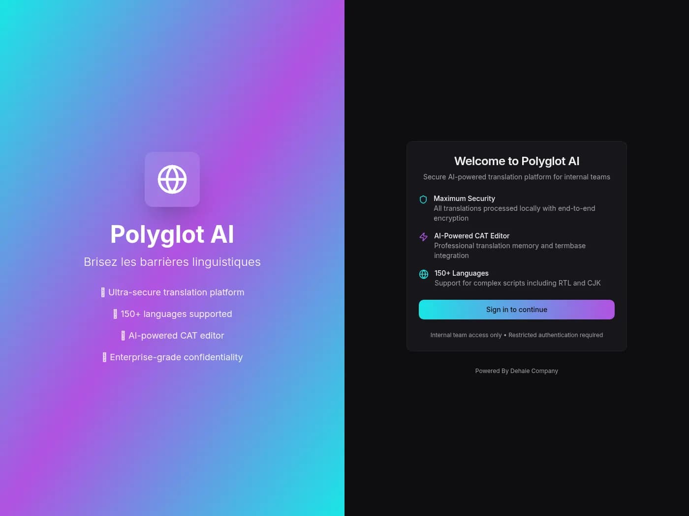 Polyglot AI – Ultimate Secure AI Language Translation SaaS for Teams
