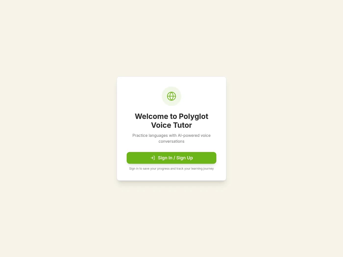 Polyglot AI Tutor: Voice-Based Language Learning with Real-Time Feedback