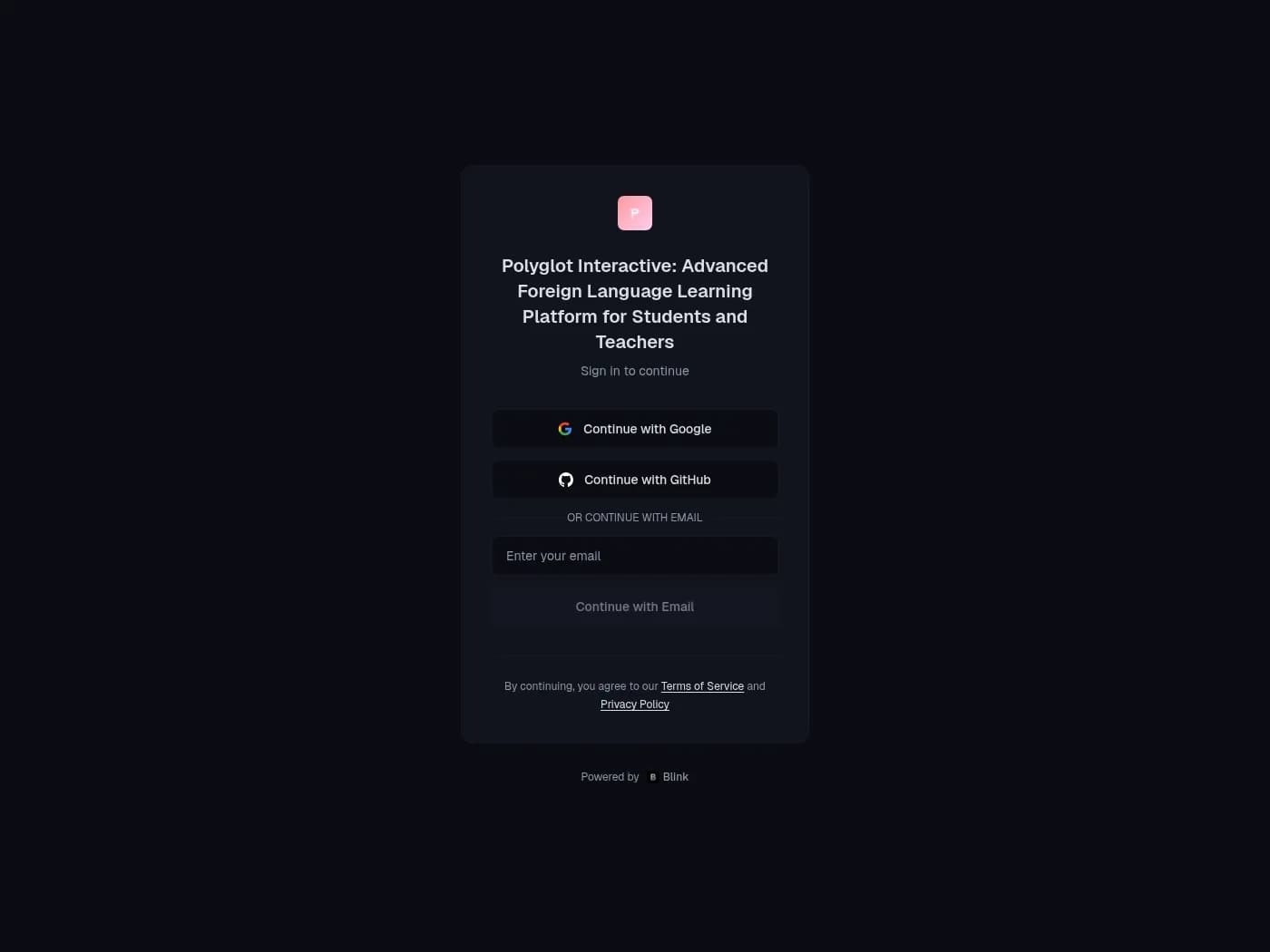 Polyglot Interactive: Advanced Foreign Language Learning Platform for Students and Teachers