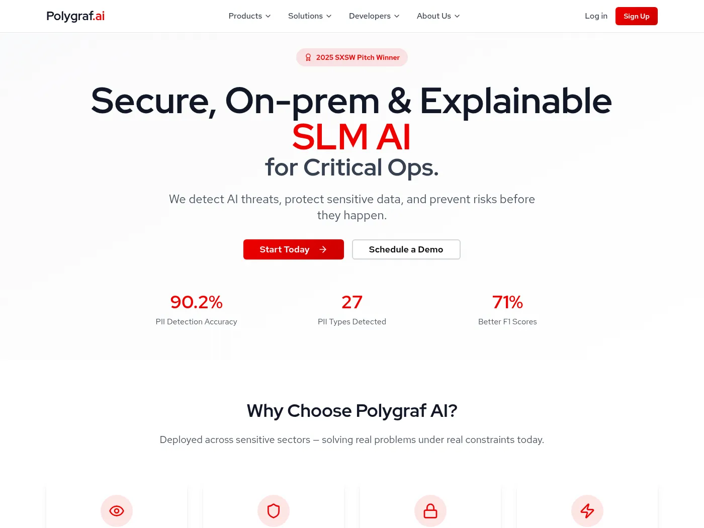 Polygraf.ai Business Card Website