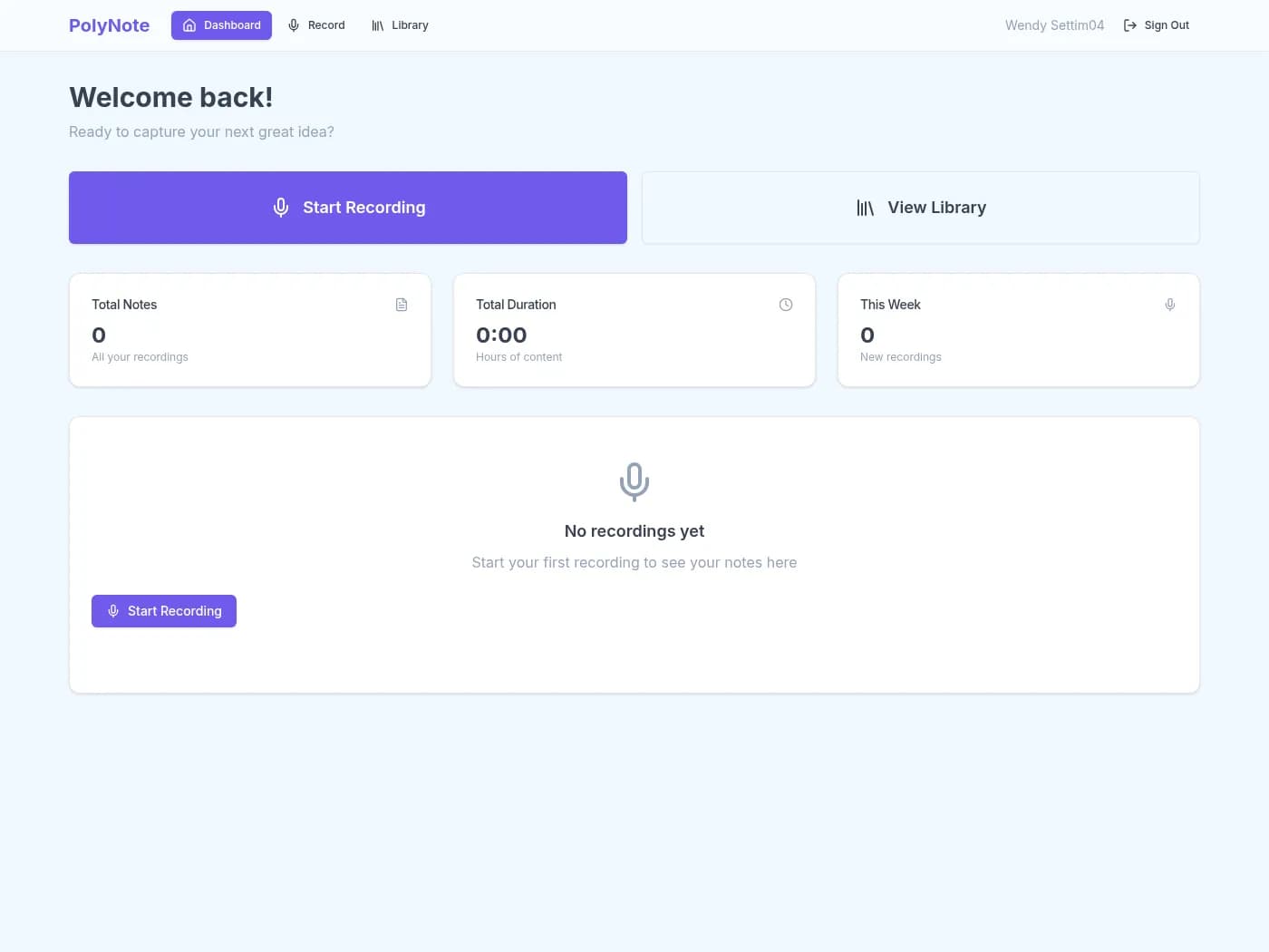 PolyNote: AI Multilingual Audio Notetaker