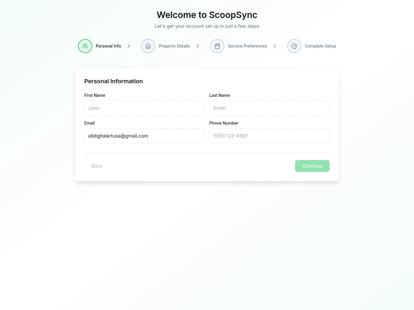 Pooper Scooper Client Portal