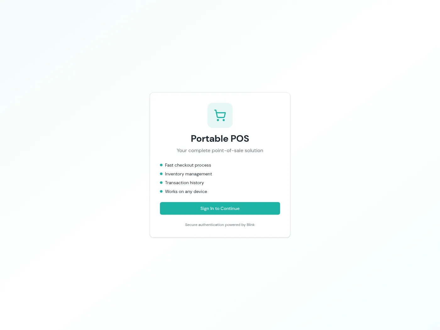 Portable POS App