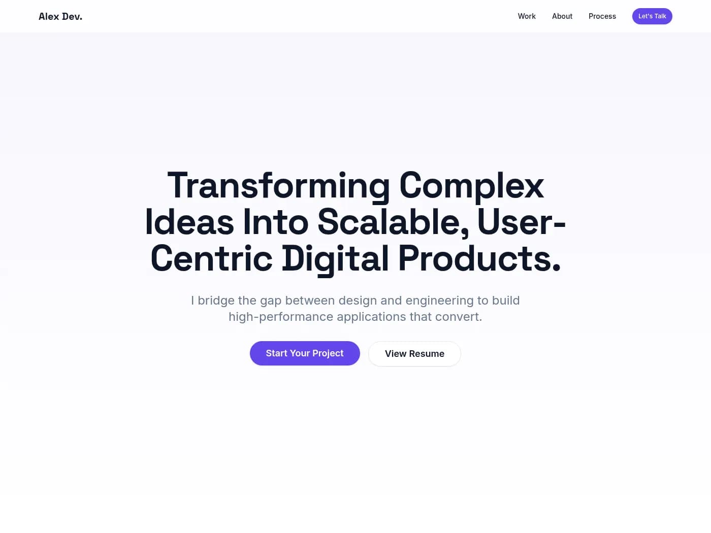 Personal Portfolio Generator