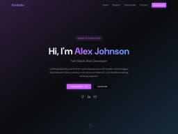 Web Developer Visual Portfolio Showcase