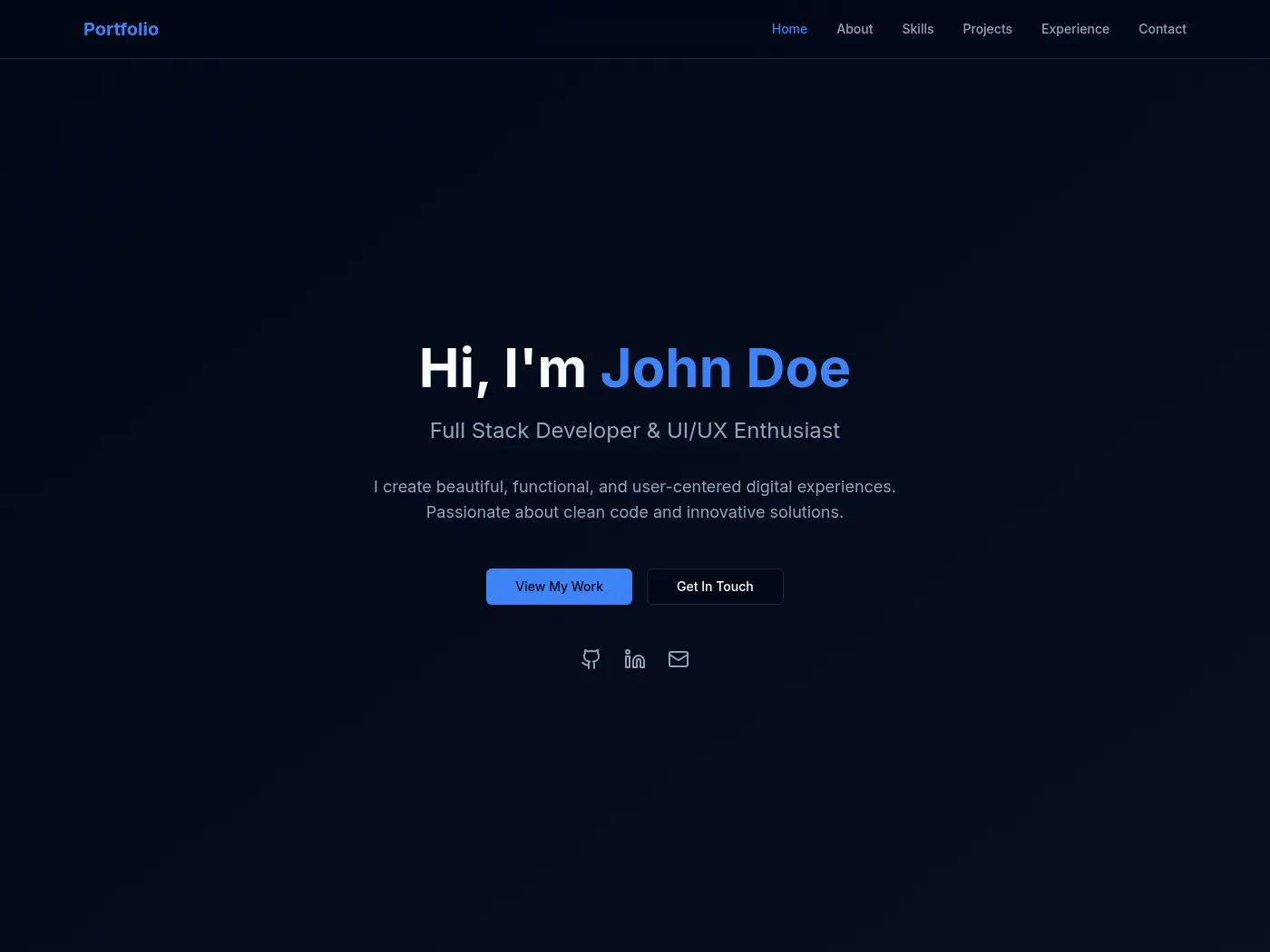 Portfolio Website