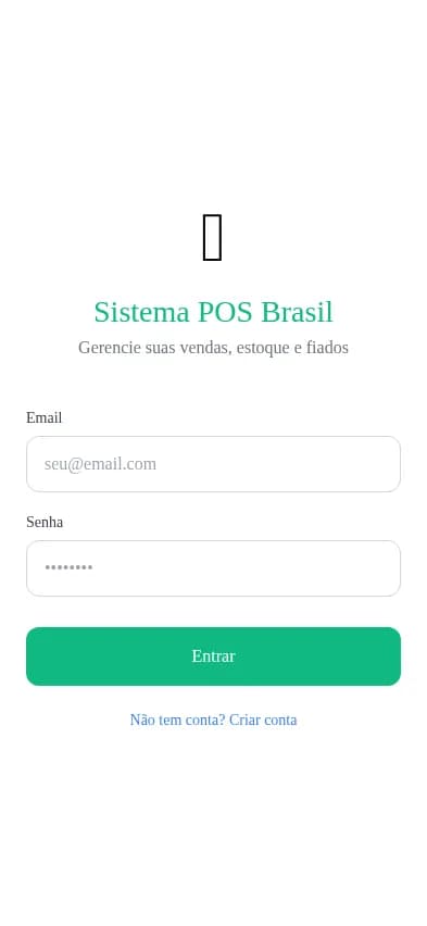 POS Mobile App with Inventory, QR, Calculator & Debtors for Brazil