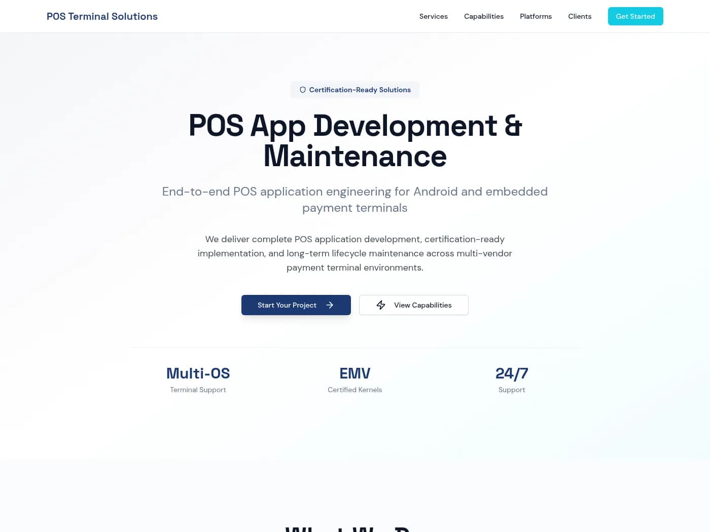 POS Terminal Solutions Hub