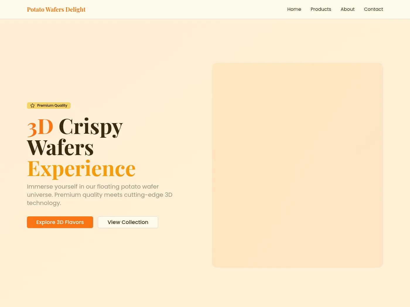 Potato Wafers Delight Website