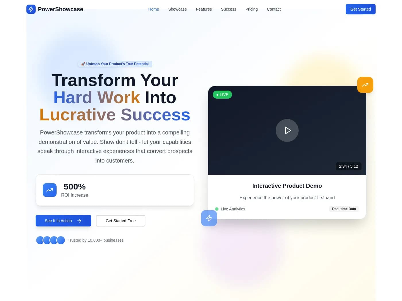 PowerShowcase: Unleashing Product Potential