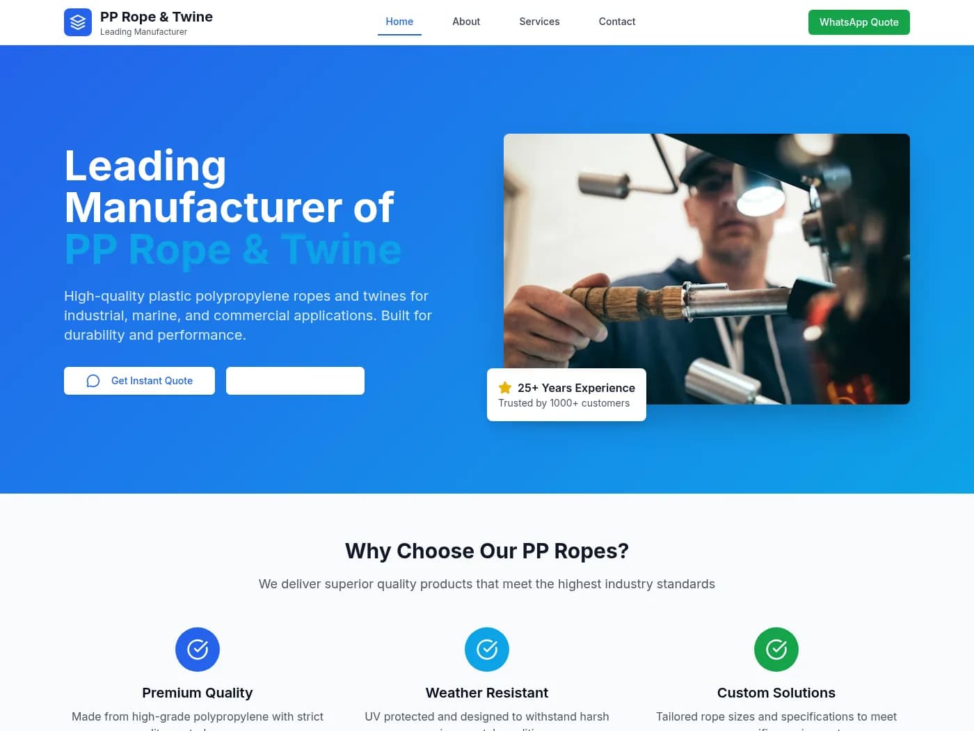 PP Rope & Twine Company Website