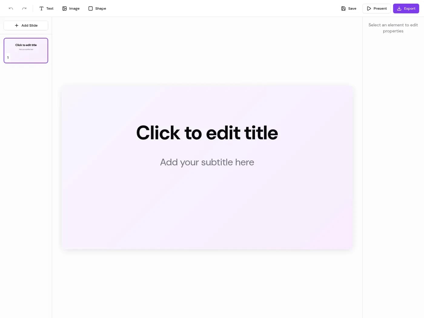 Instant PPT Maker Web App