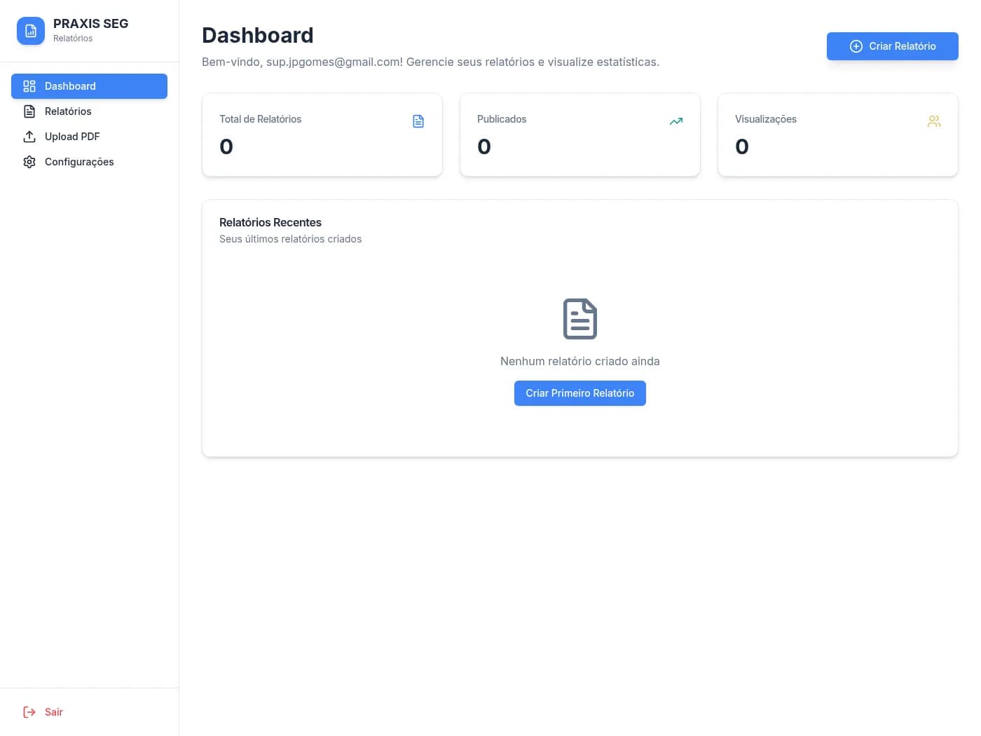 PRAXIS SEG – Plataforma de Relatórios Personalizáveis