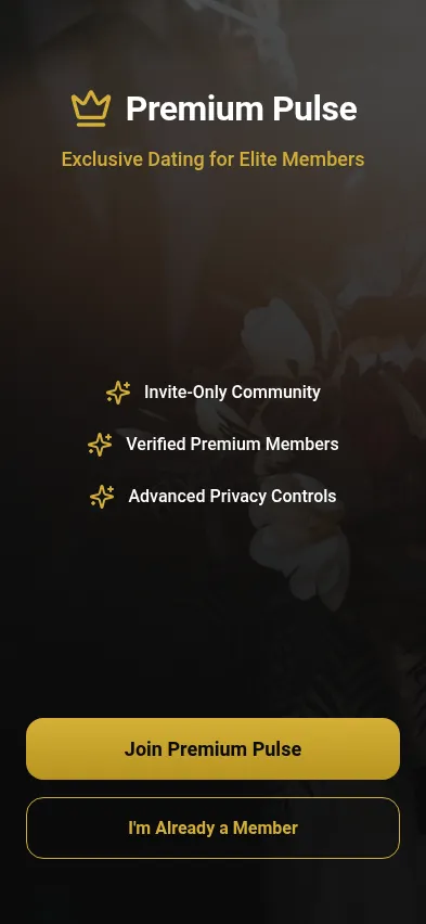 Premium Pulse: Exclusive Dating Platform