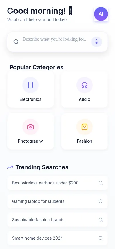 Premium Sleek UI App