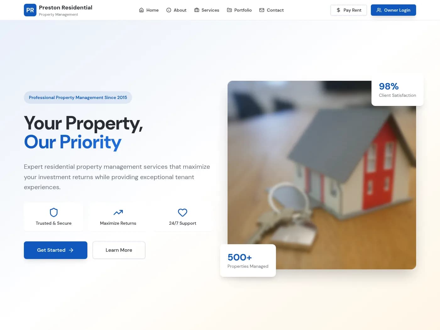 Preston Residential Property Management Platform
