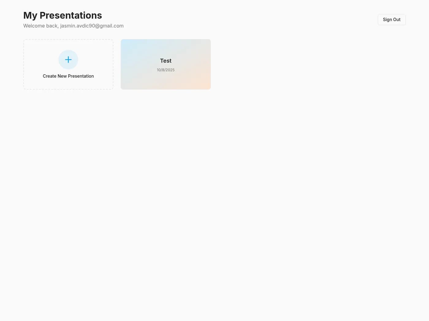 Prezi Presentation Web App Clone