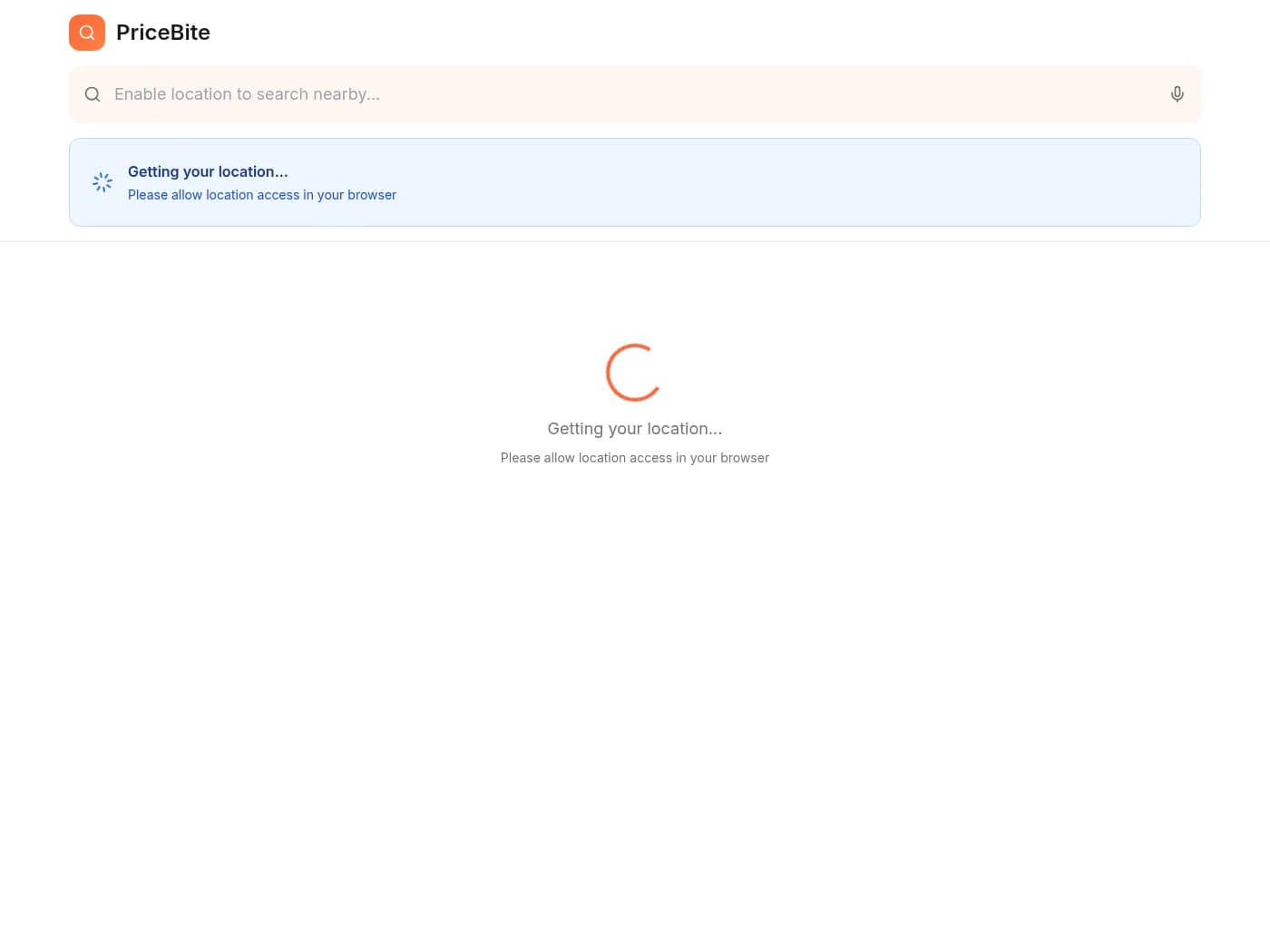 PriceBite – Food Price Comparator & Delivery Integrator