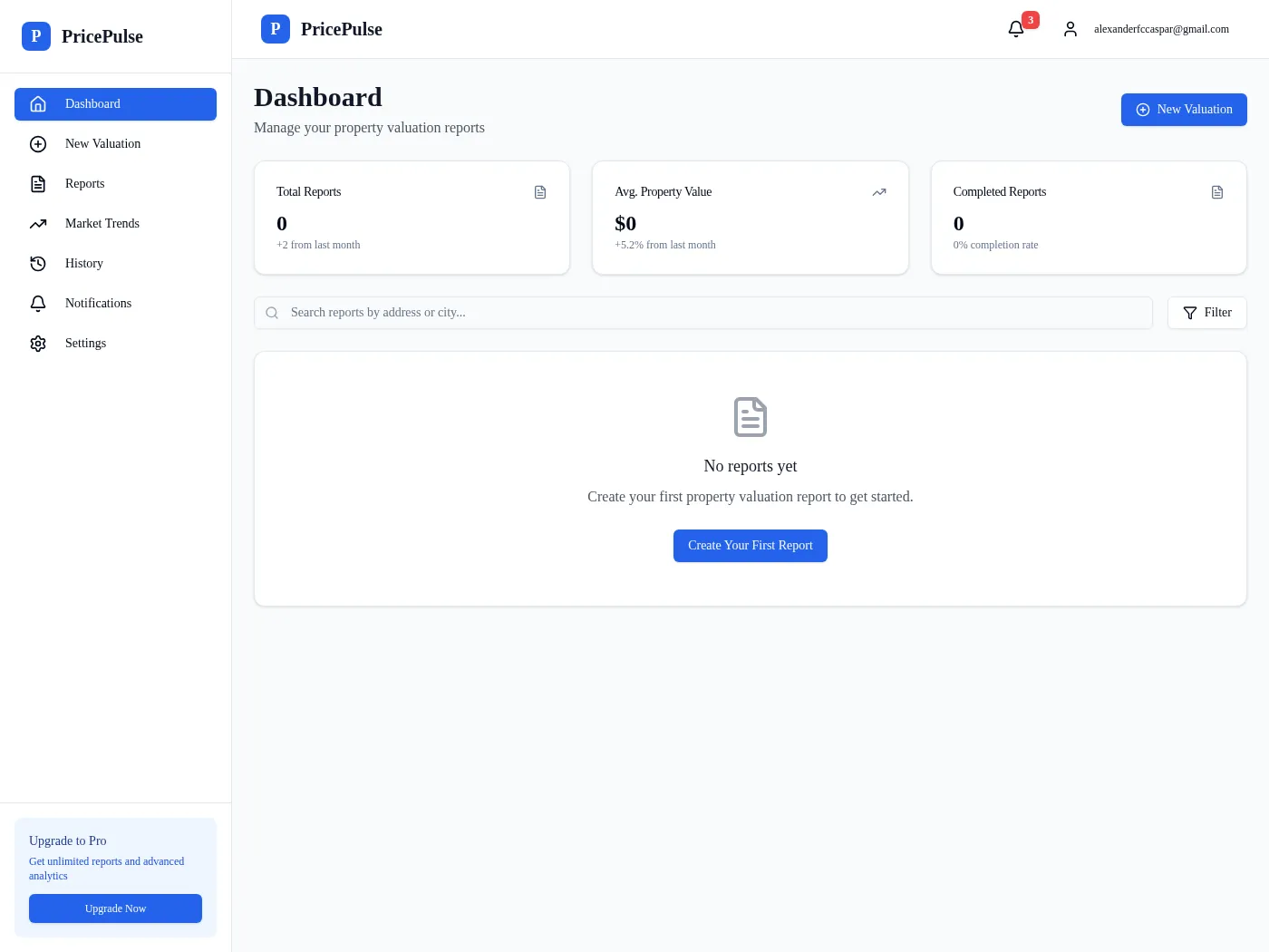 PricePulse: Real Estate Valuation & Report Generator