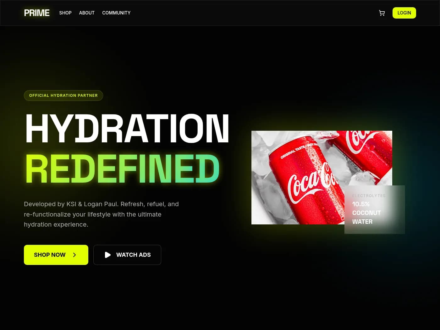 Prime Hydration Shop