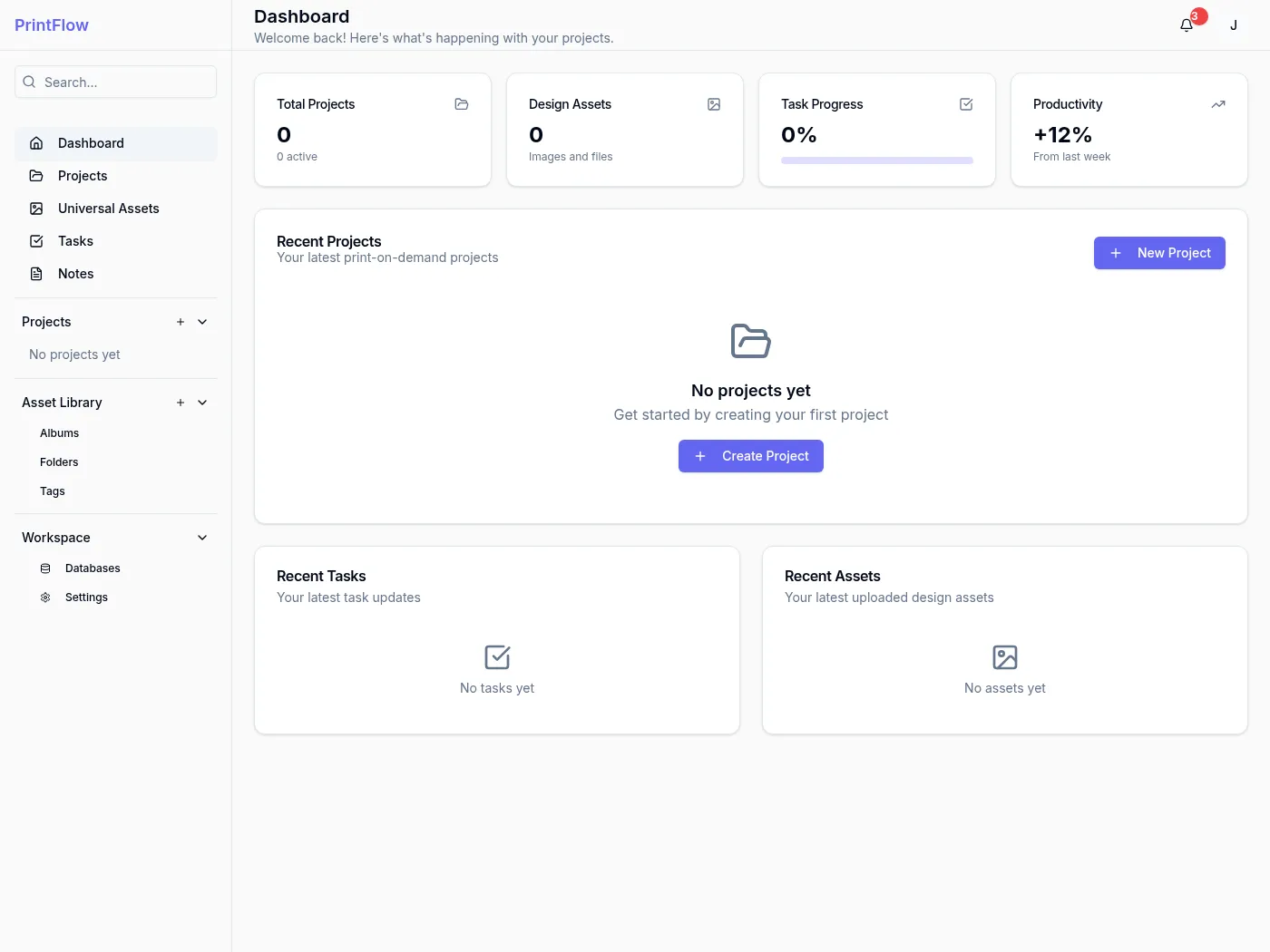 Notion-Style Project Management for Print-on-Demand Designers