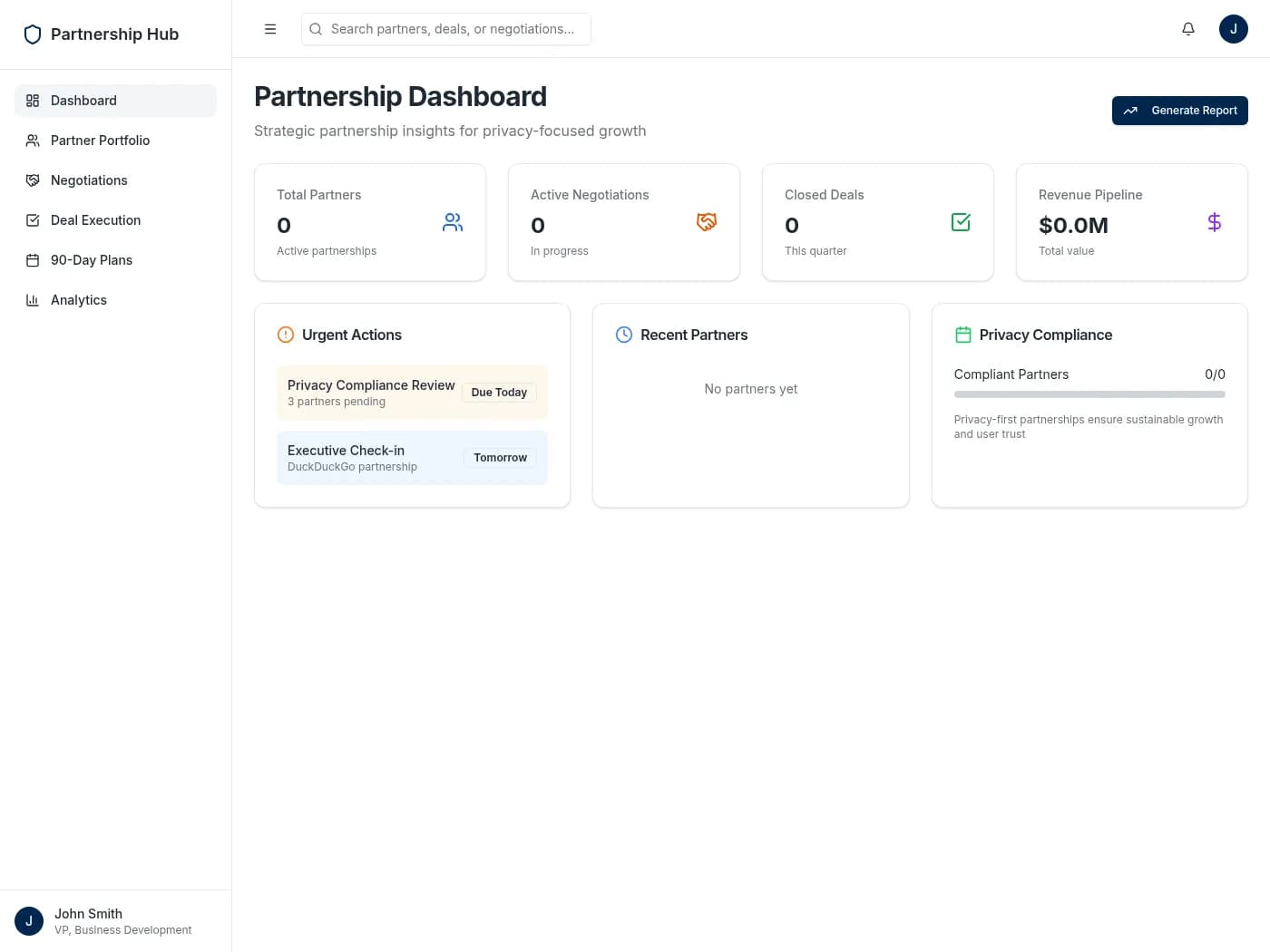 Strategic Partnership Planning Toolkit for Privacy-First Tech Growth