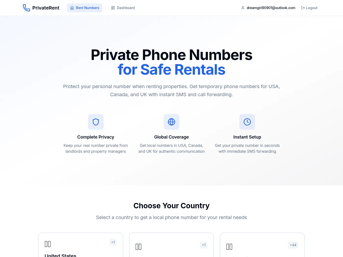 Global Rental Phone Number Solution