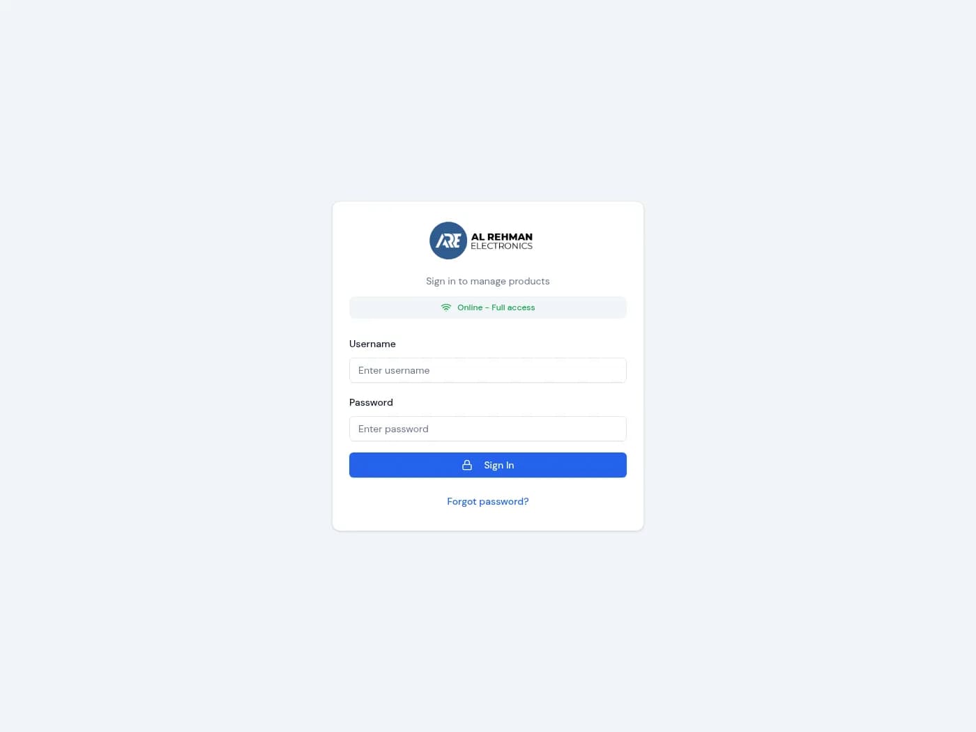 Private Shop Product Manager for Two Users