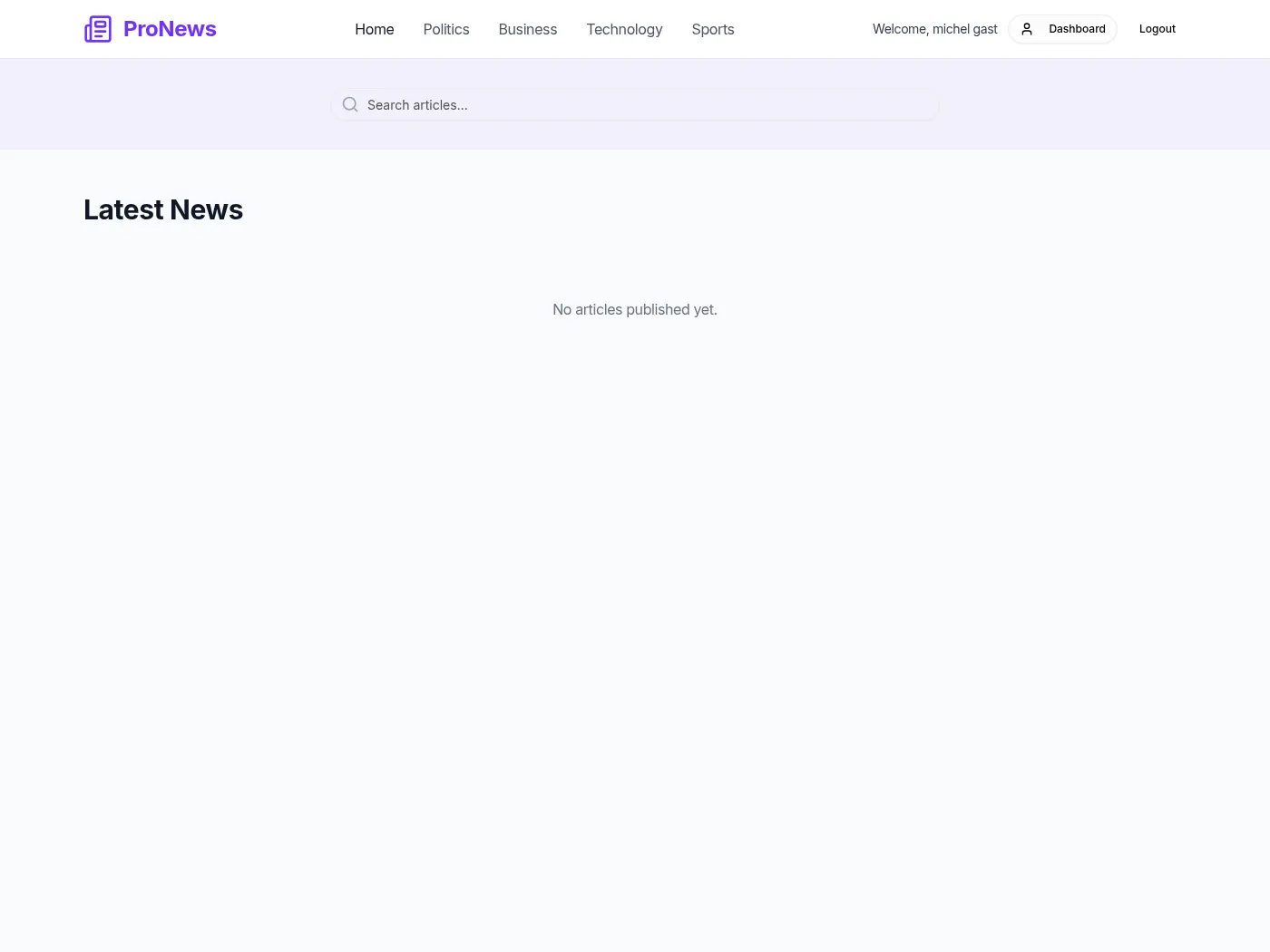 Pro News Admin Portal