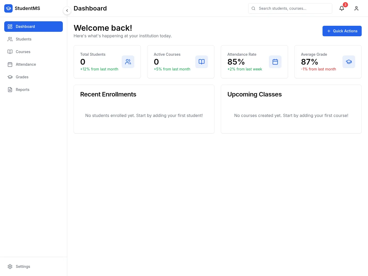 Pro Student Management System