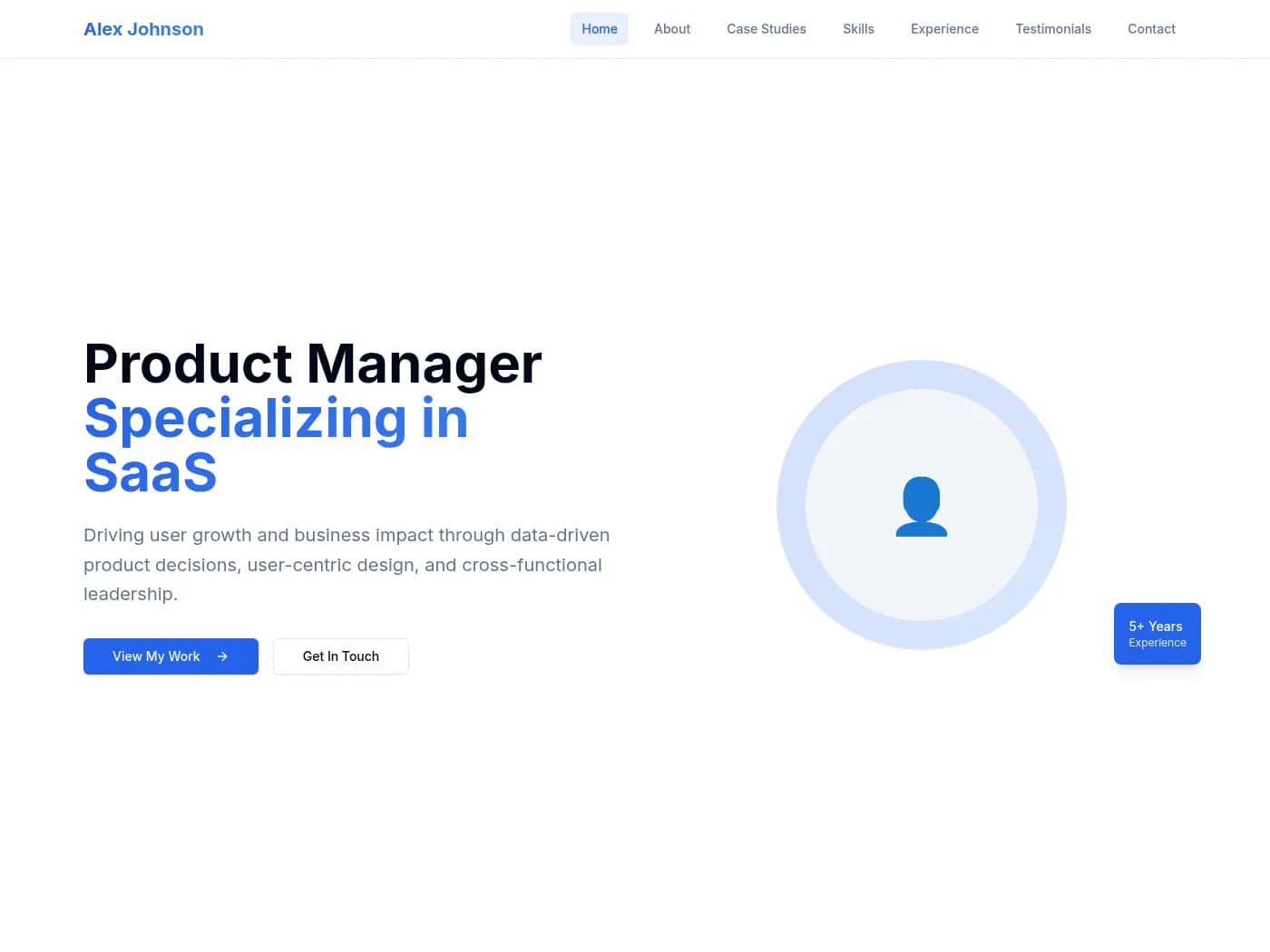 Product Manager Portfolio Pro