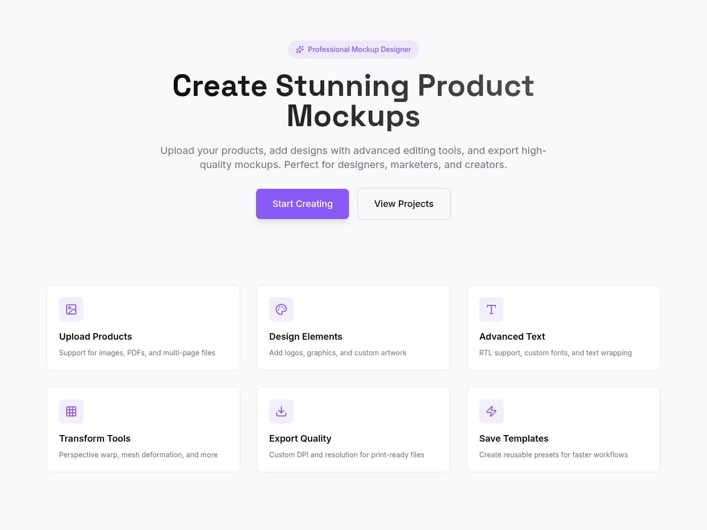 Product Mockup Designer Pro