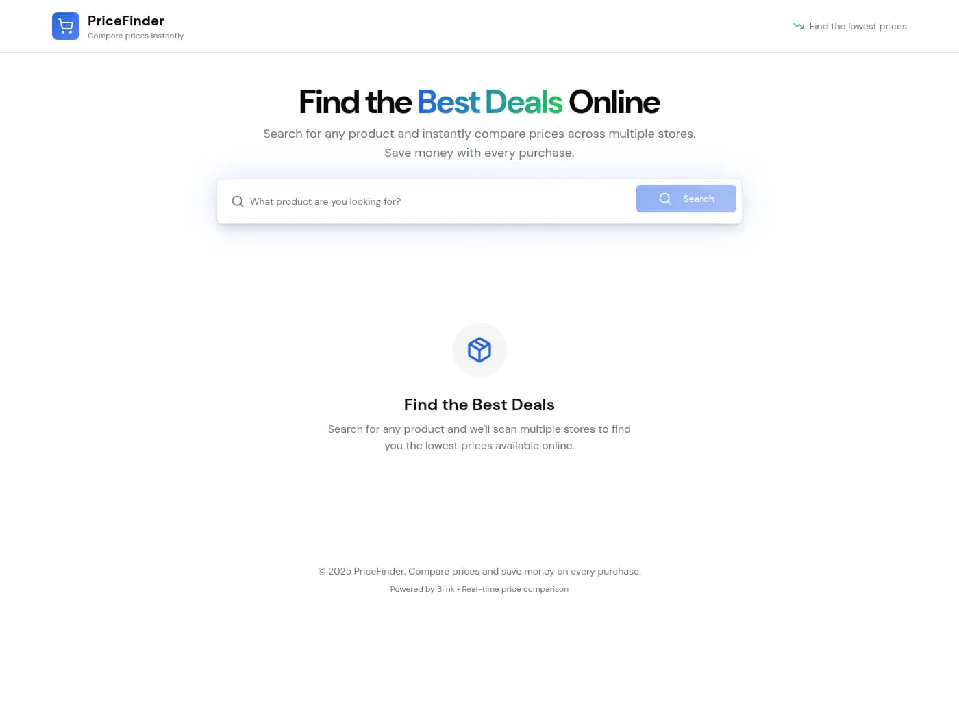 Product Price Comparison Finder