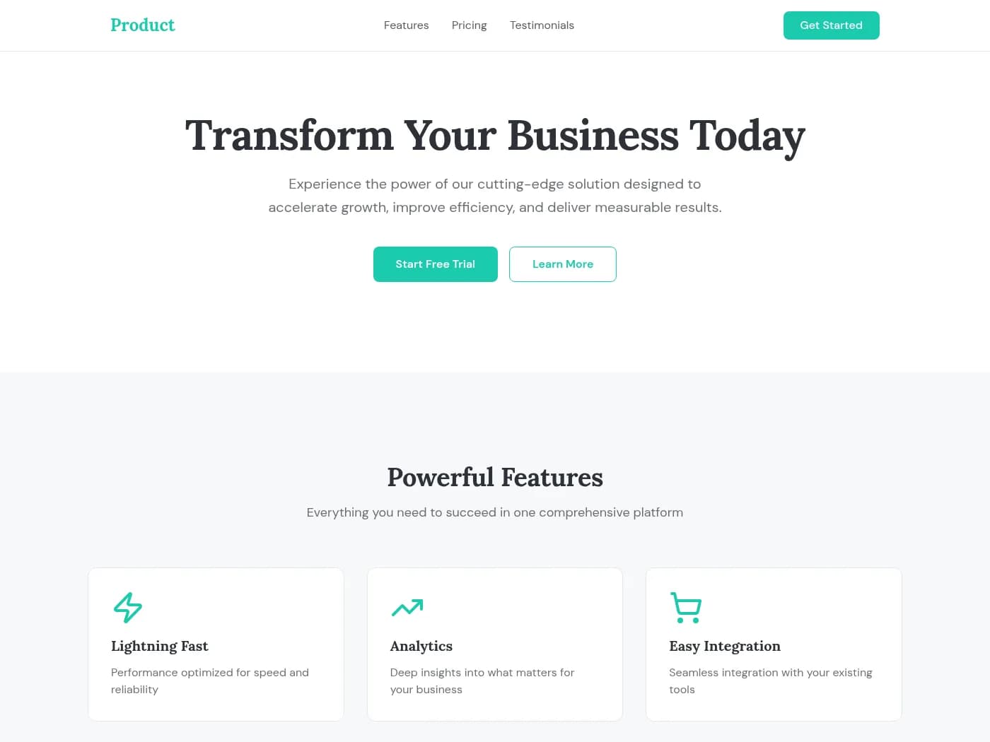 Product Launch Site
