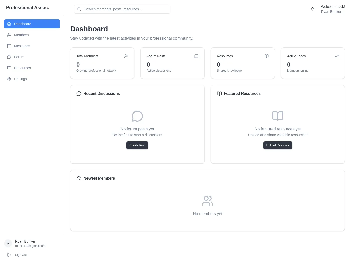 Professional Association Engagement Platform