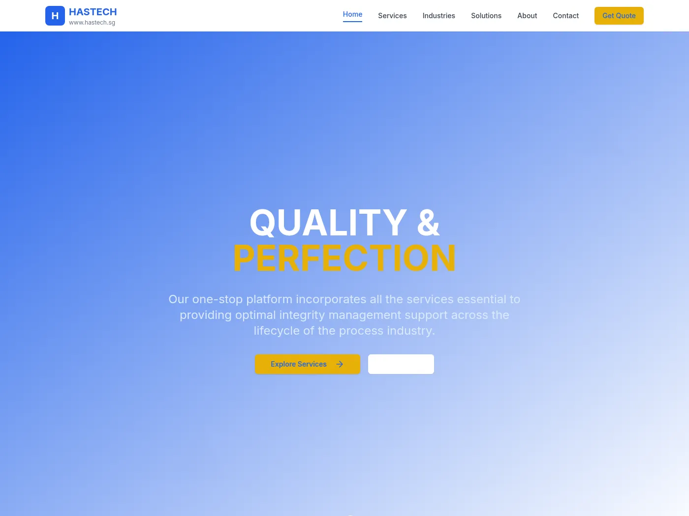 Professional Multipage Website with Parallax and Animations