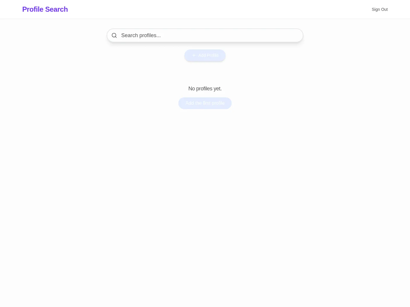 Profile Search Engine