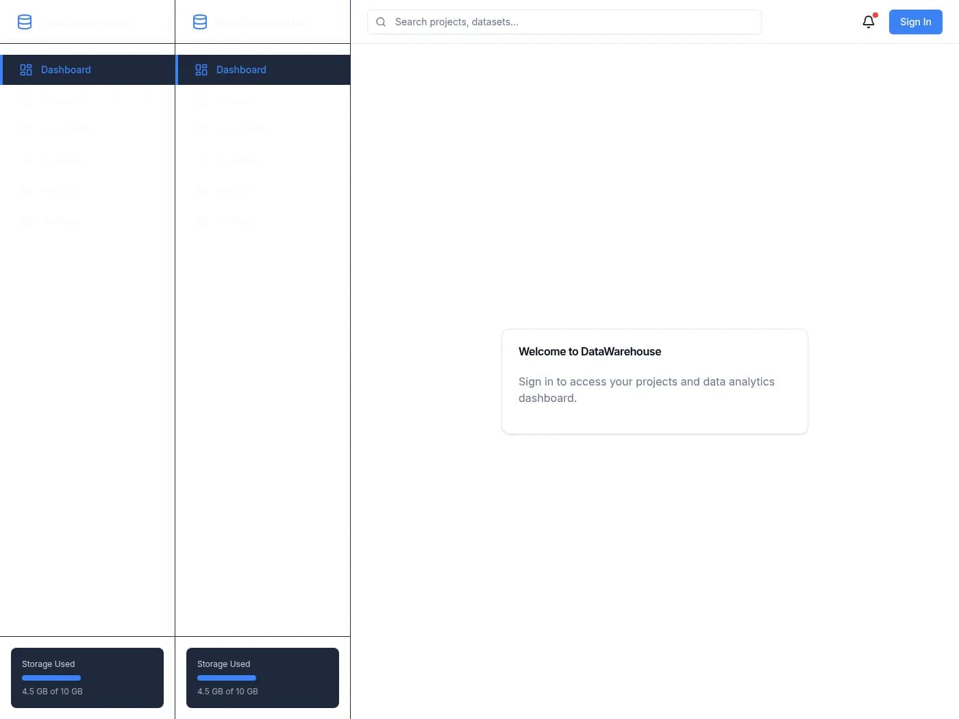 Project Data Warehouse Platform