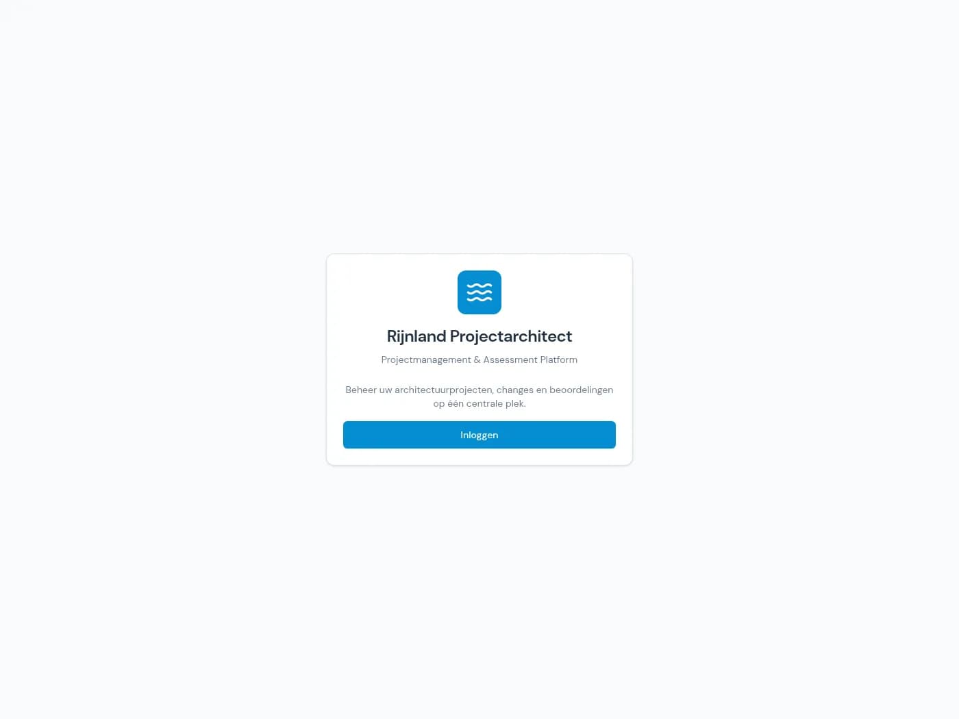 Project Management & Assessment Platform for Rijnland Architects