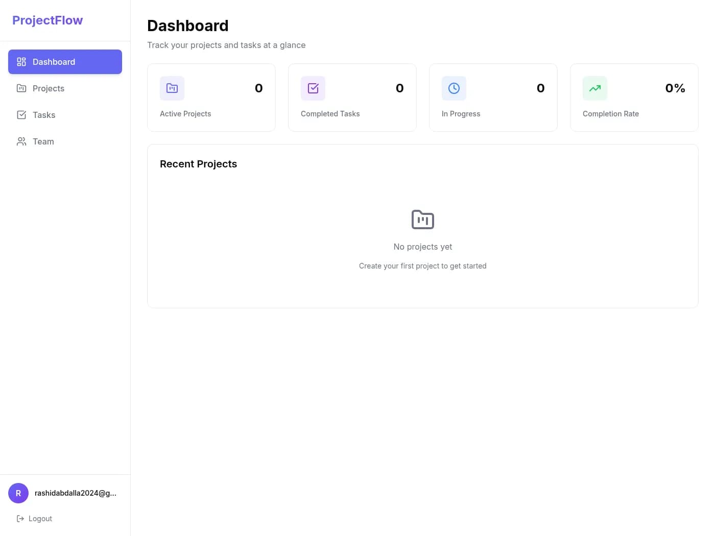 Project Management Dashboard