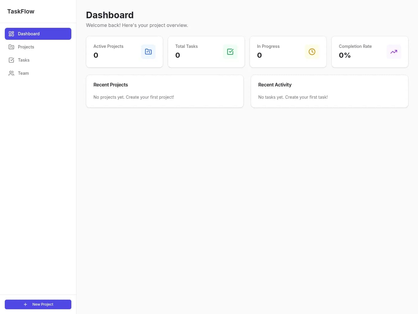 Project Management Dashboard