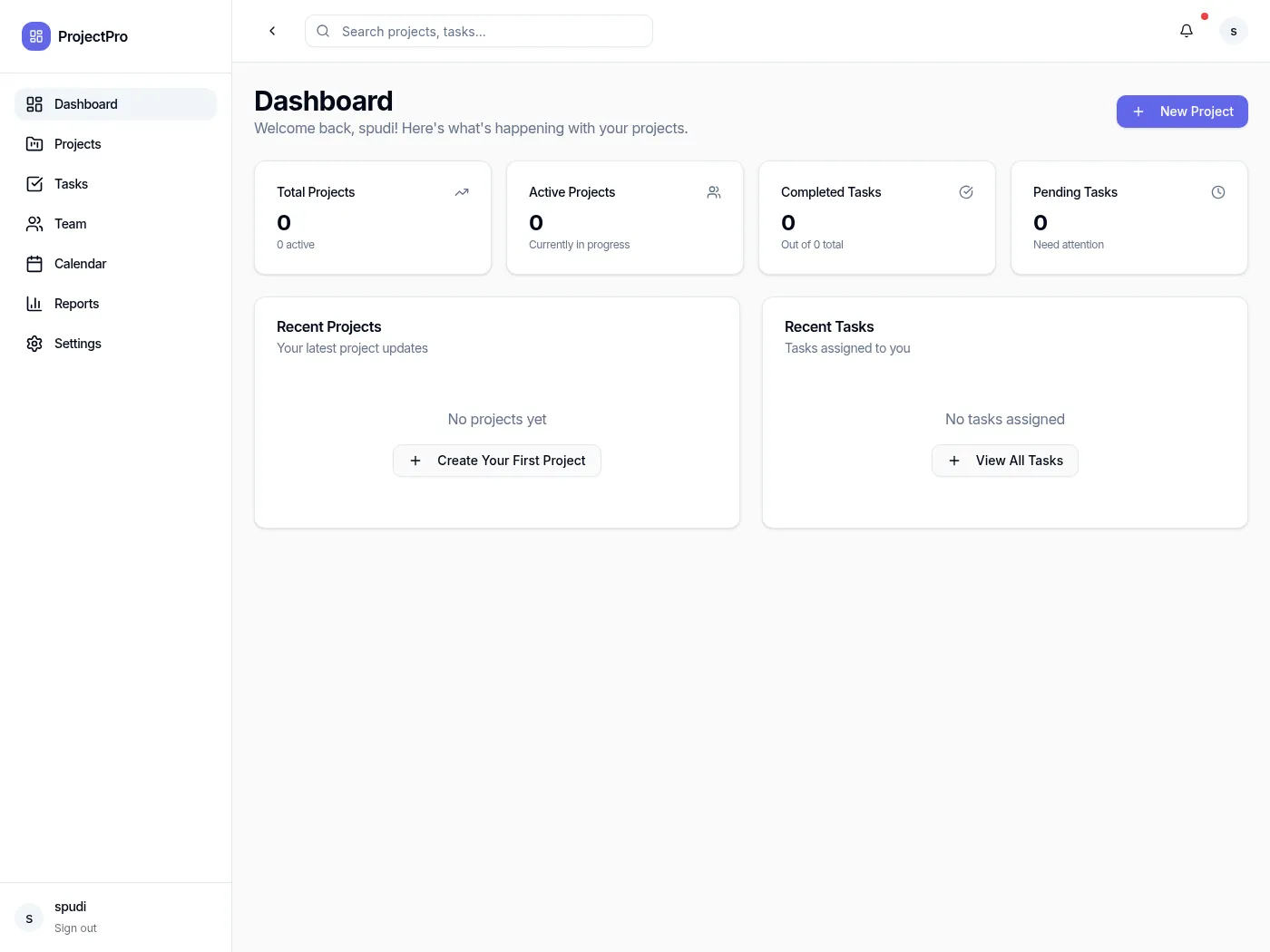 Project Management Dashboard Pro