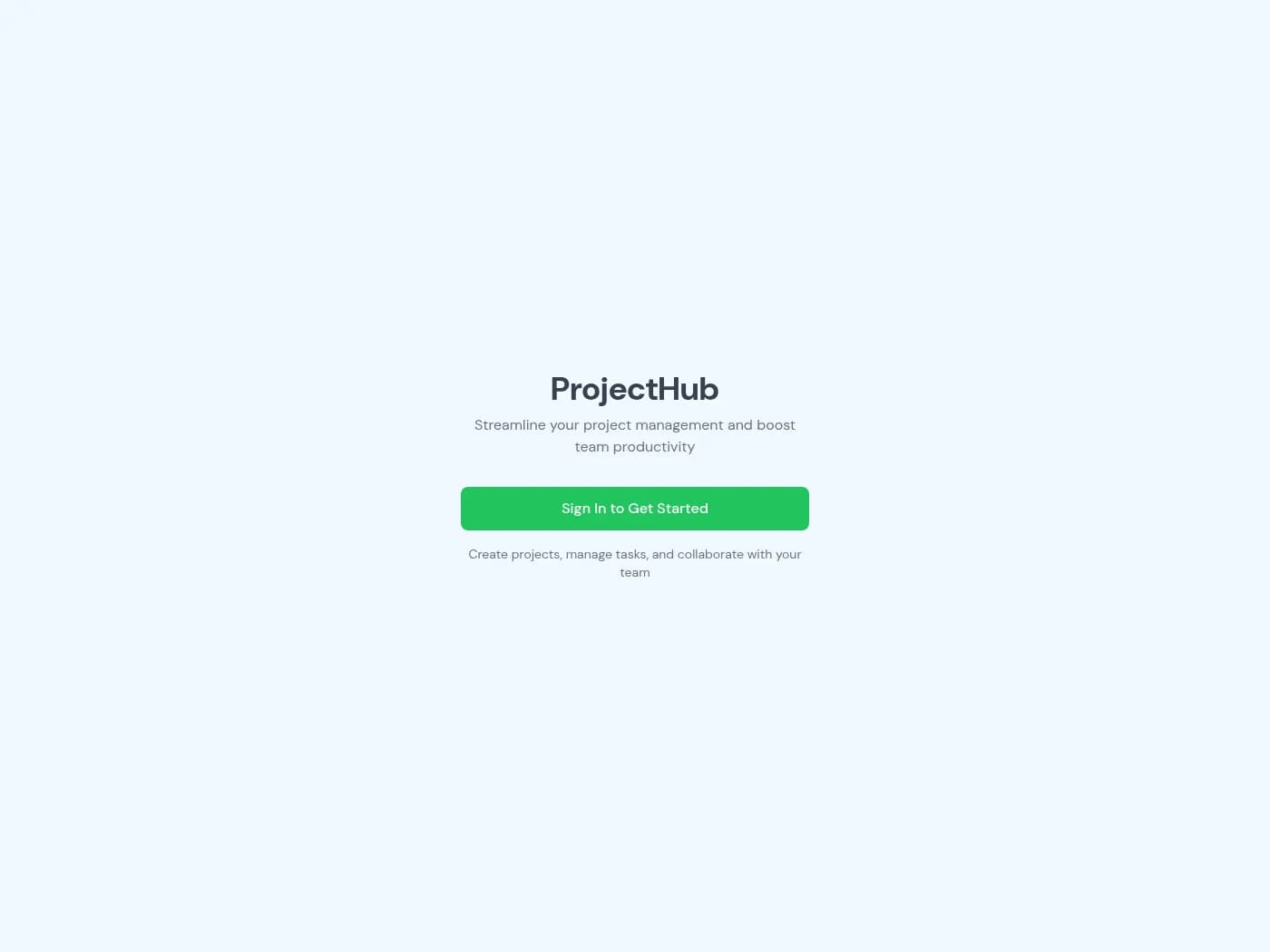 Project Management Dashboard