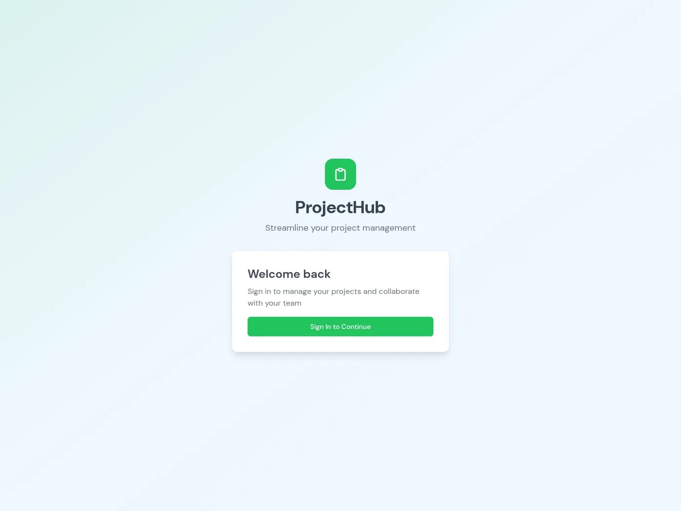 Project Management Dashboard