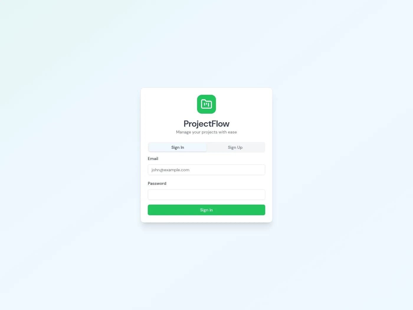 ProjectFlow: Comprehensive Project Management Platform