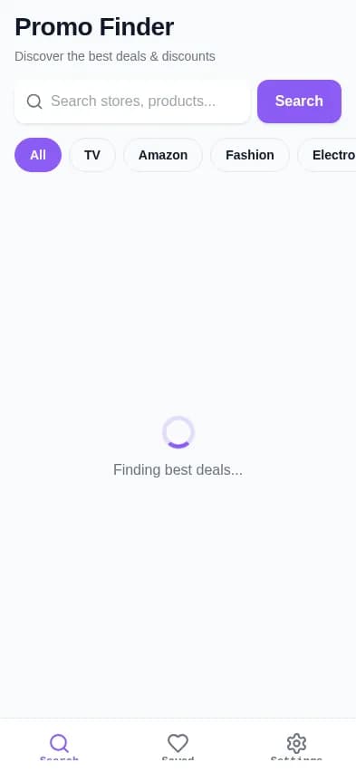 Promo Code Finder for TV, Amazon & Online Shops