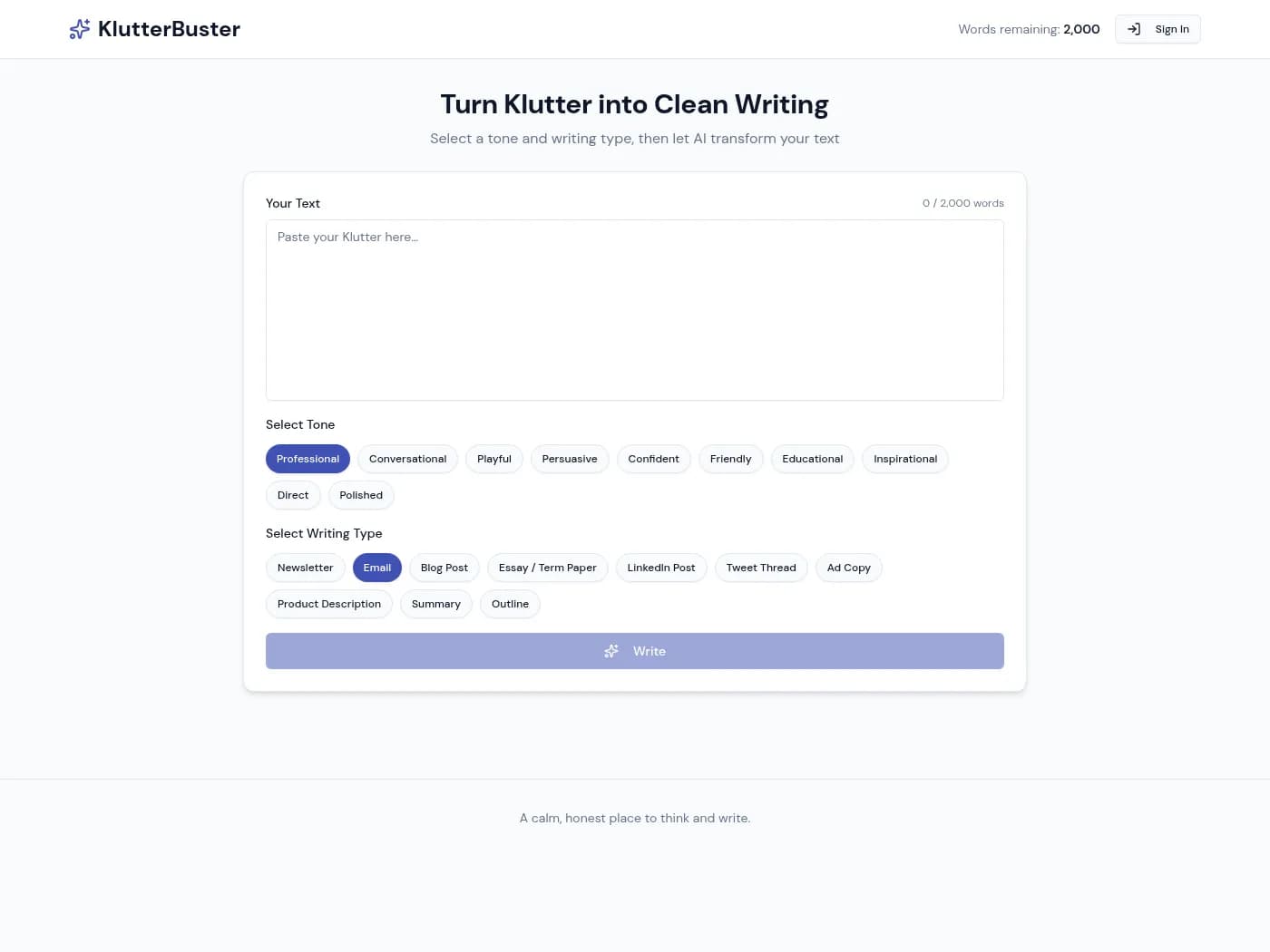 Prompt-Based Website Generator