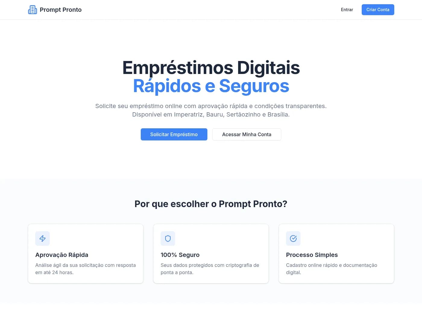 Prompt Pronto – Digital Banking and Loan Management System