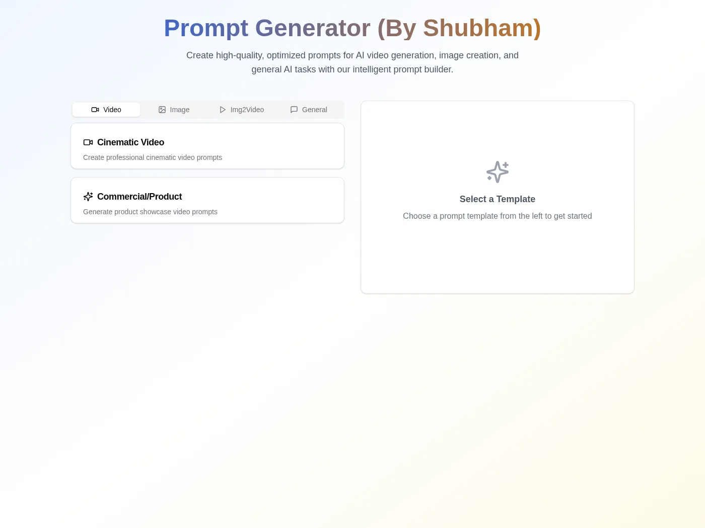 PromptMaster AI Prompt Generator