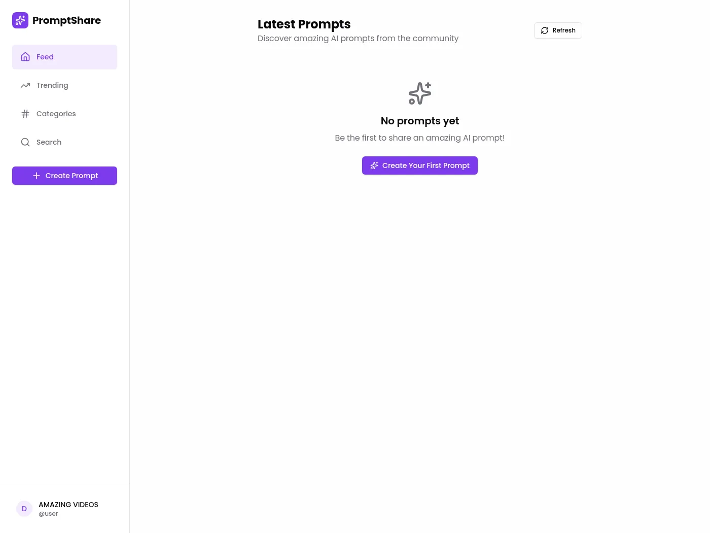 PromptShare – The Social Web App for Discovering and Sharing AI Prompts